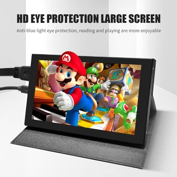 7 인치 터치 스크린 IPS 라즈베리 파이 1024x600 HD LCD HDMI 호환 디스플레이 및 거치대, RPI 4B 3B ...