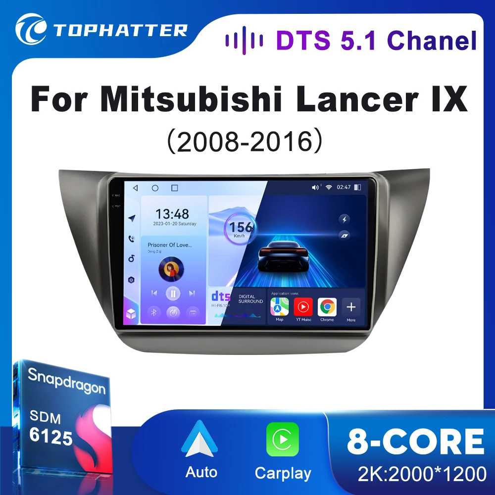 Android-13-Wireless-Carplay-Android-Auto-Car-Radio-for-Mitsubishi ...