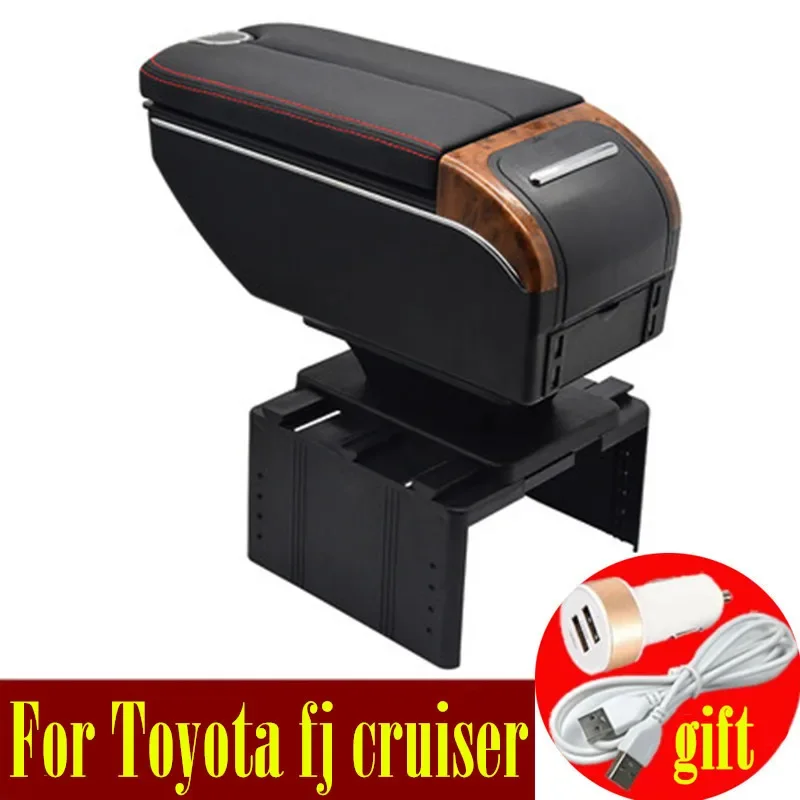 For-Toyota-fj-cruiser-armrest-box-usb-Double-doors-open-7USB-Centre ...