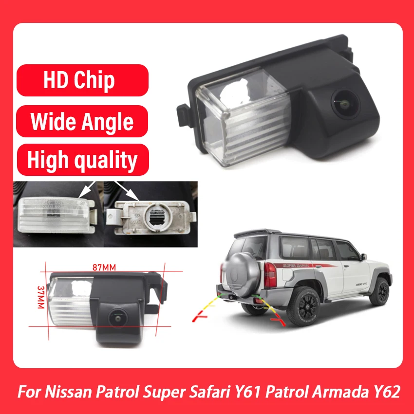 Night Vision Rear View Camera Reversing Camera Car Back Up Camera Hd Ccd For Nissan Patrol Super ...
