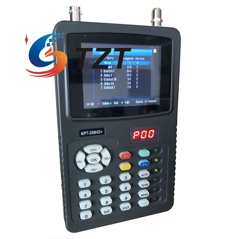 TZT KPT-359HD+ (Plus) 3.5" Satellite Finder & CCTV Camera Tester ...