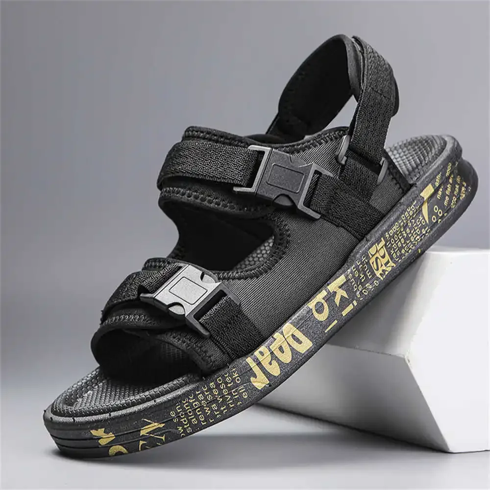 Black-Size-43-Indoor-Sandals-Men-s-Sandals-Slippers-Men-Run-Shoes ...