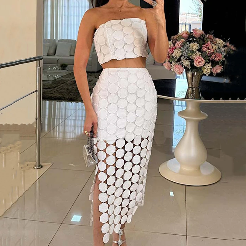 New-Women-s-Off-Shoulder-Slim-Party-Two-Piece-Set-Casual-Female ...