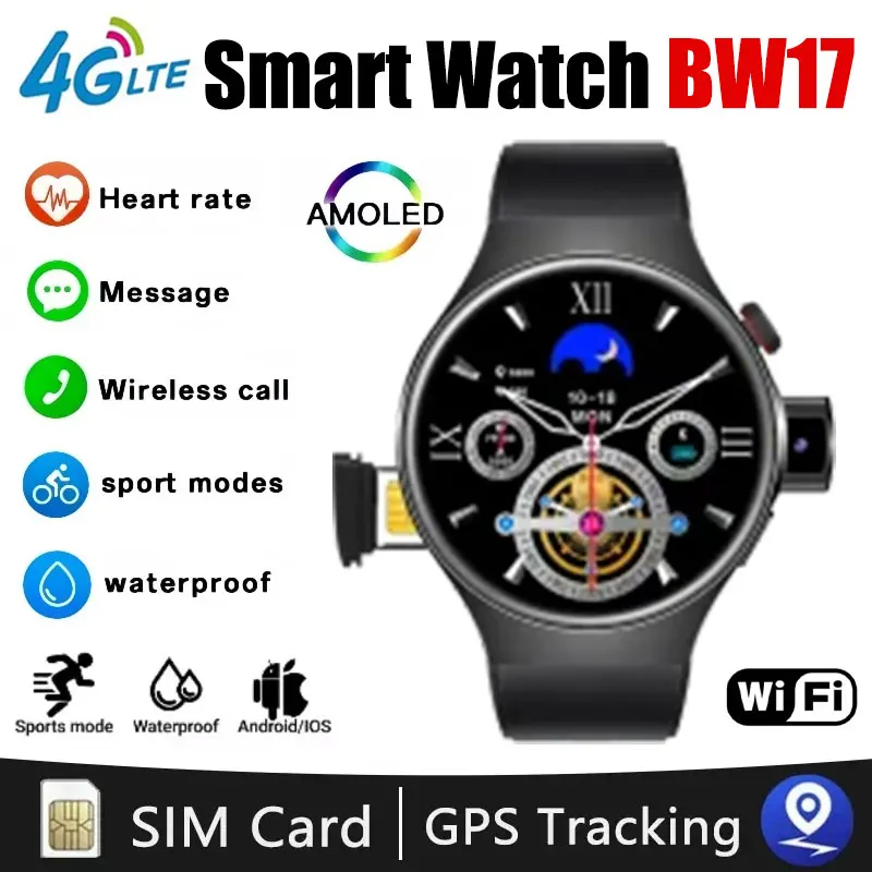 BW17 Smartwatch for Men and Women, 1.50" AMOLED Display, 360mAh Long ...