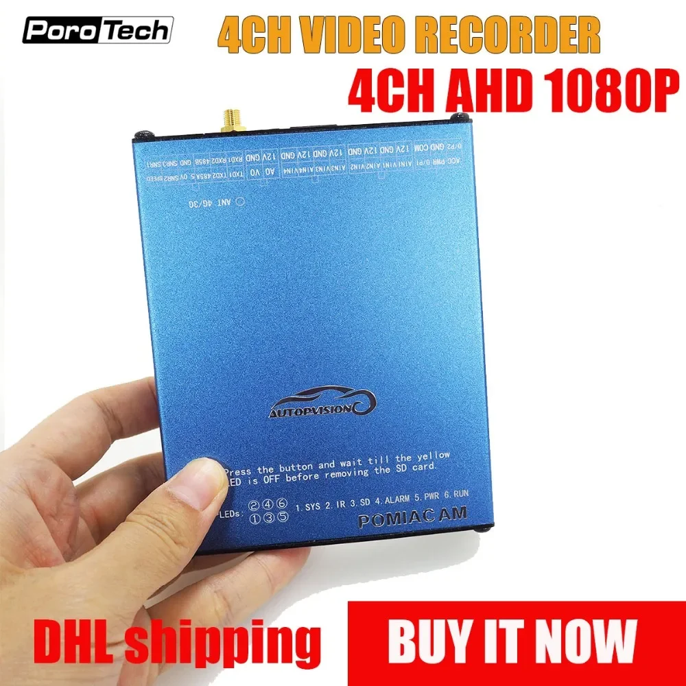 SDVR104-enregistreur-vid-o-de-voiture-pour-camion-4-canaux-AHD-1080P ...