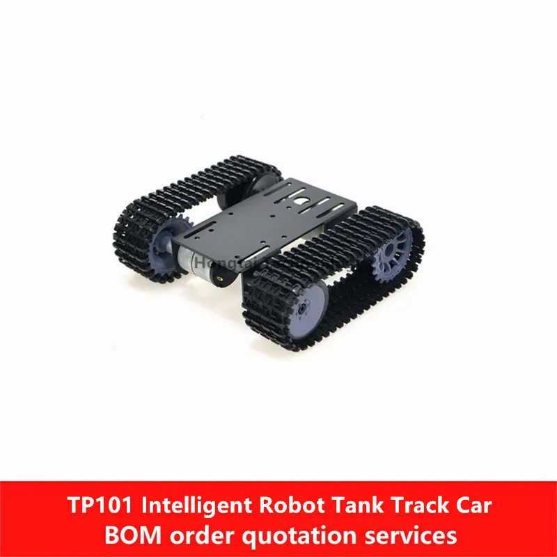 Chasis de coche tanque inteligente con orugas, plataforma de Robot ...