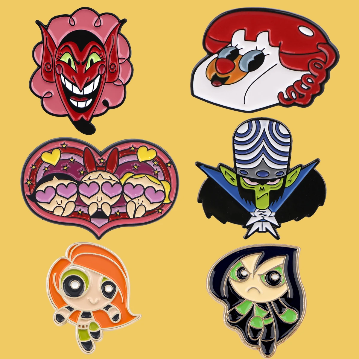 Cartoon-Enamel-Pins-Cute-Anime-Funny-Creative-Brooches-For-Women-Metal ...