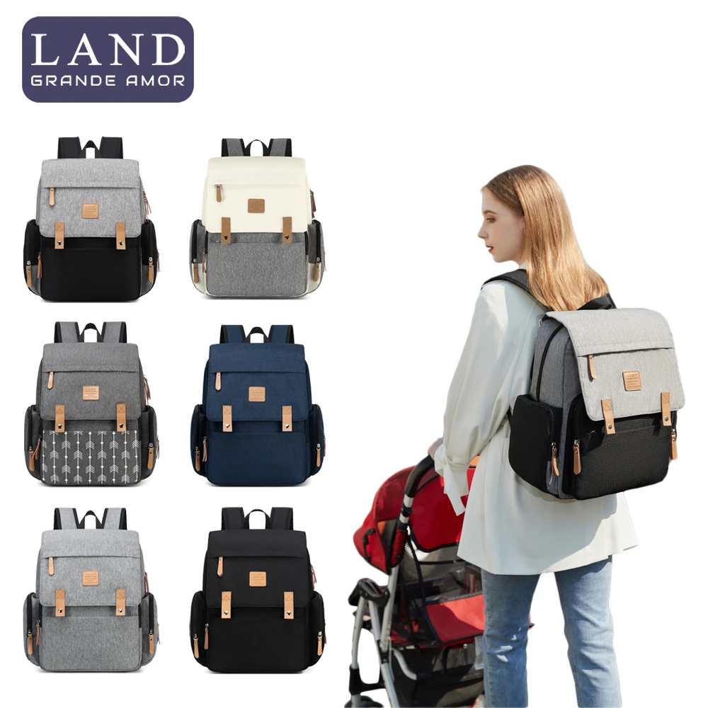 Land Baby Diaper Bag Backpack | Land Mommy Baby Diaper Bag | Backpack ...