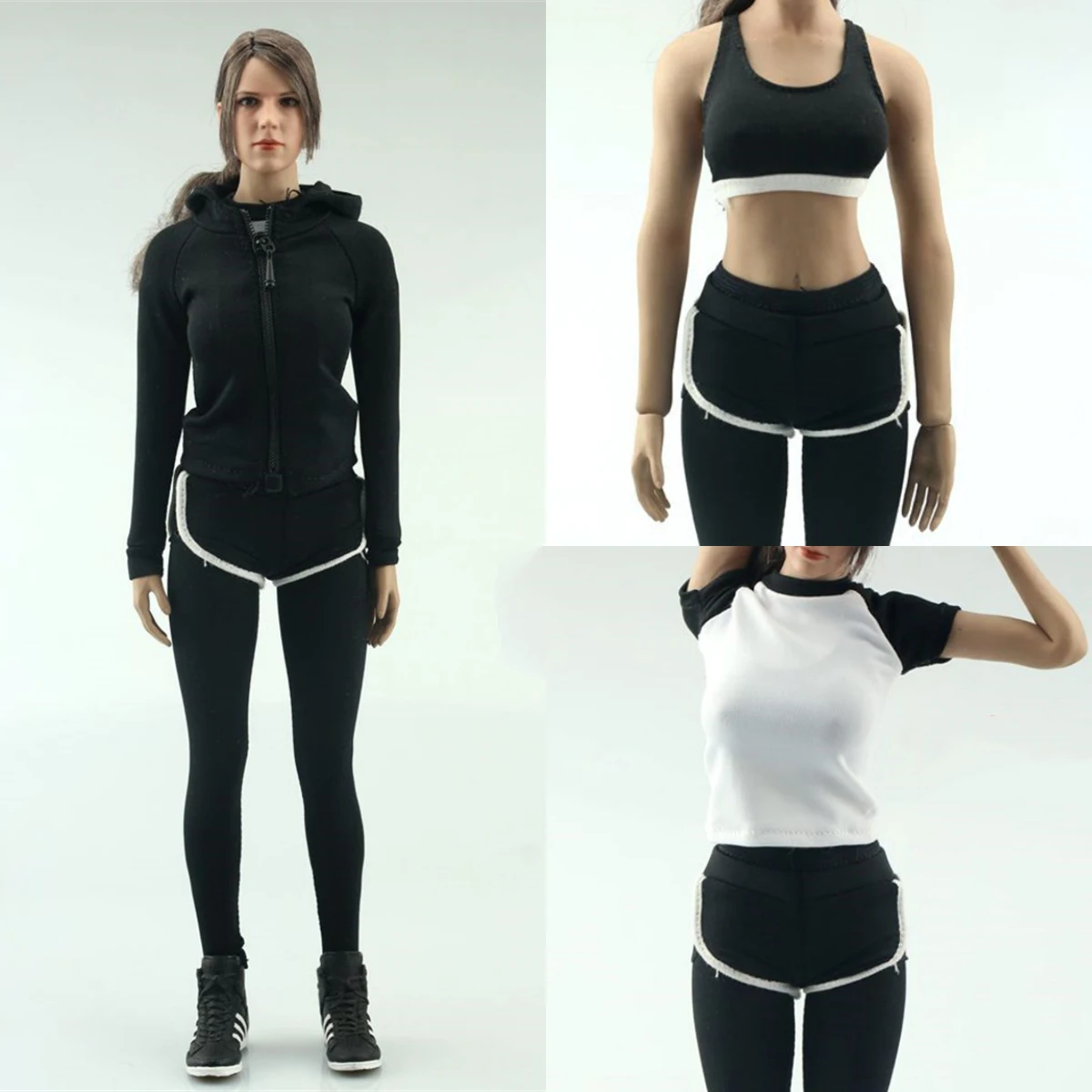 FA007-1-6-Scale-Fashion-Tight-Sports-Tank-Top-Yoga-Pants-Slim-Fit ...