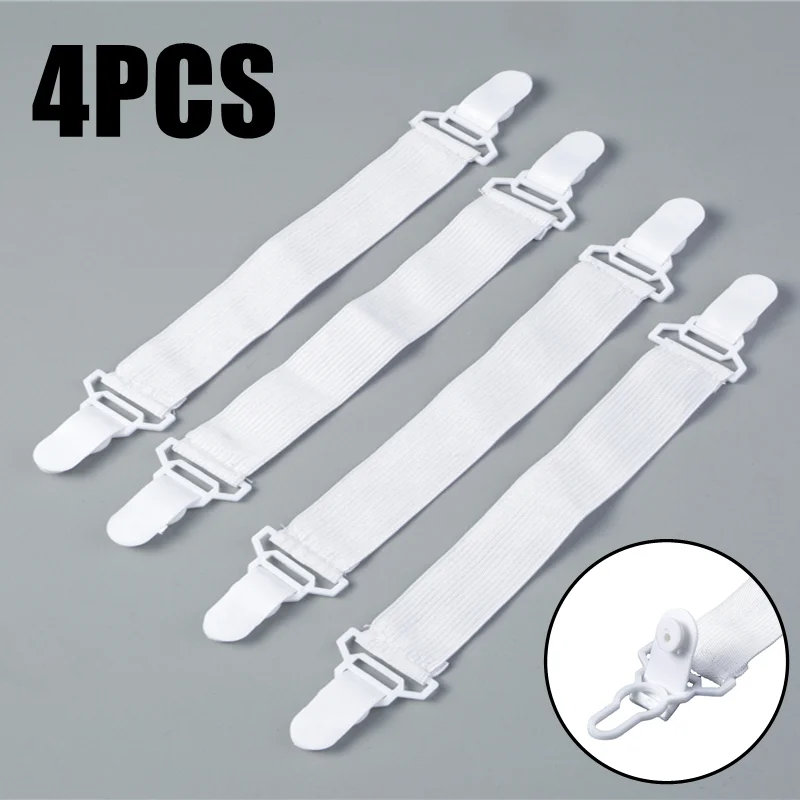 4Pcs-set-Elastic-Bed-Sheet-Grippers-Double-Head-Clips-Gripper-Holder ...