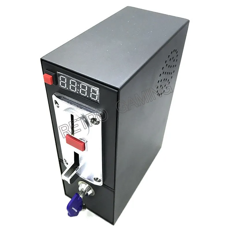 Coin Operared Timer Control Box with 6 Kinds Coins Acceptor Selector ...
