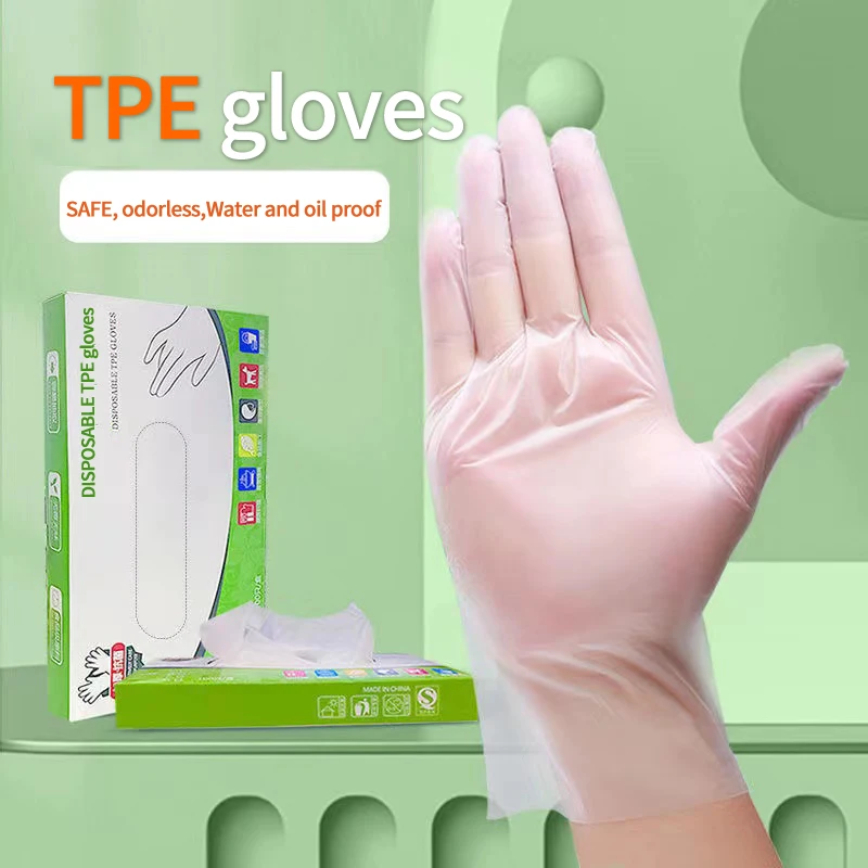 100Pcs-Latex-Free-Gloves-TPE-Disposable-Gloves-Transparent-Non-Slip ...