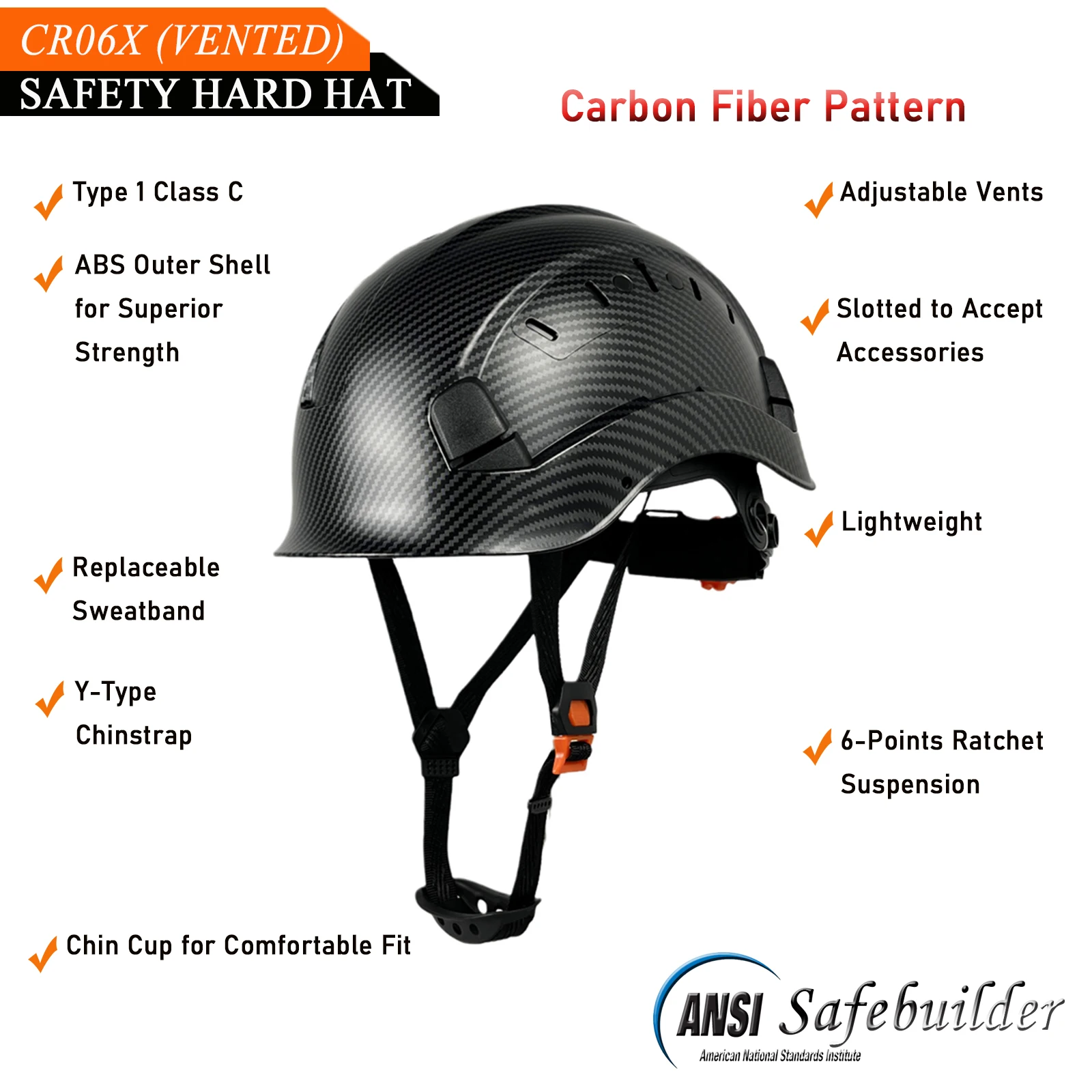 Full Brim Hard Hat Full Brim Mining Safety Helmet ANSI Z89.1 Standard ...