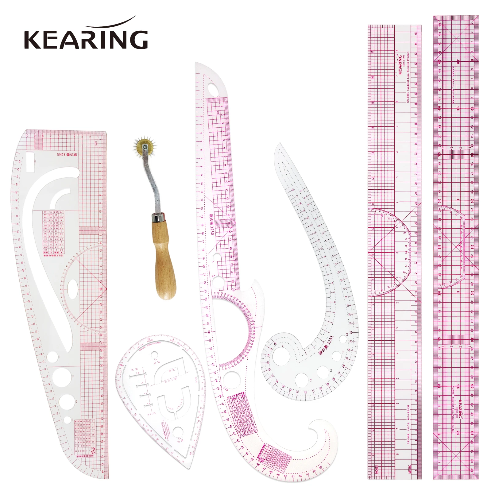 French Curve Ruler Template