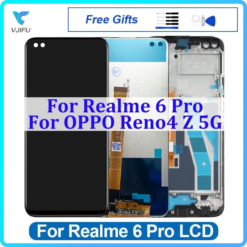 6.6'' LCD For OPPO Realme 6 Pro Display Touch Screen For OPPO Reno4 Z ...