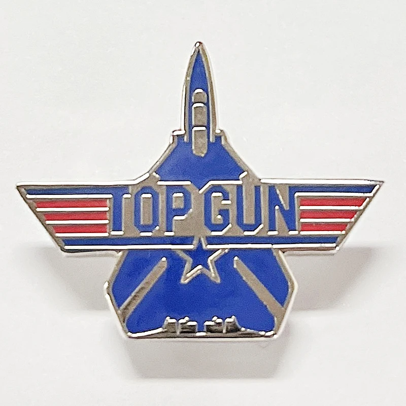 TOP GUN maverick Air Force militar Logo insignia película esmalte pin ...