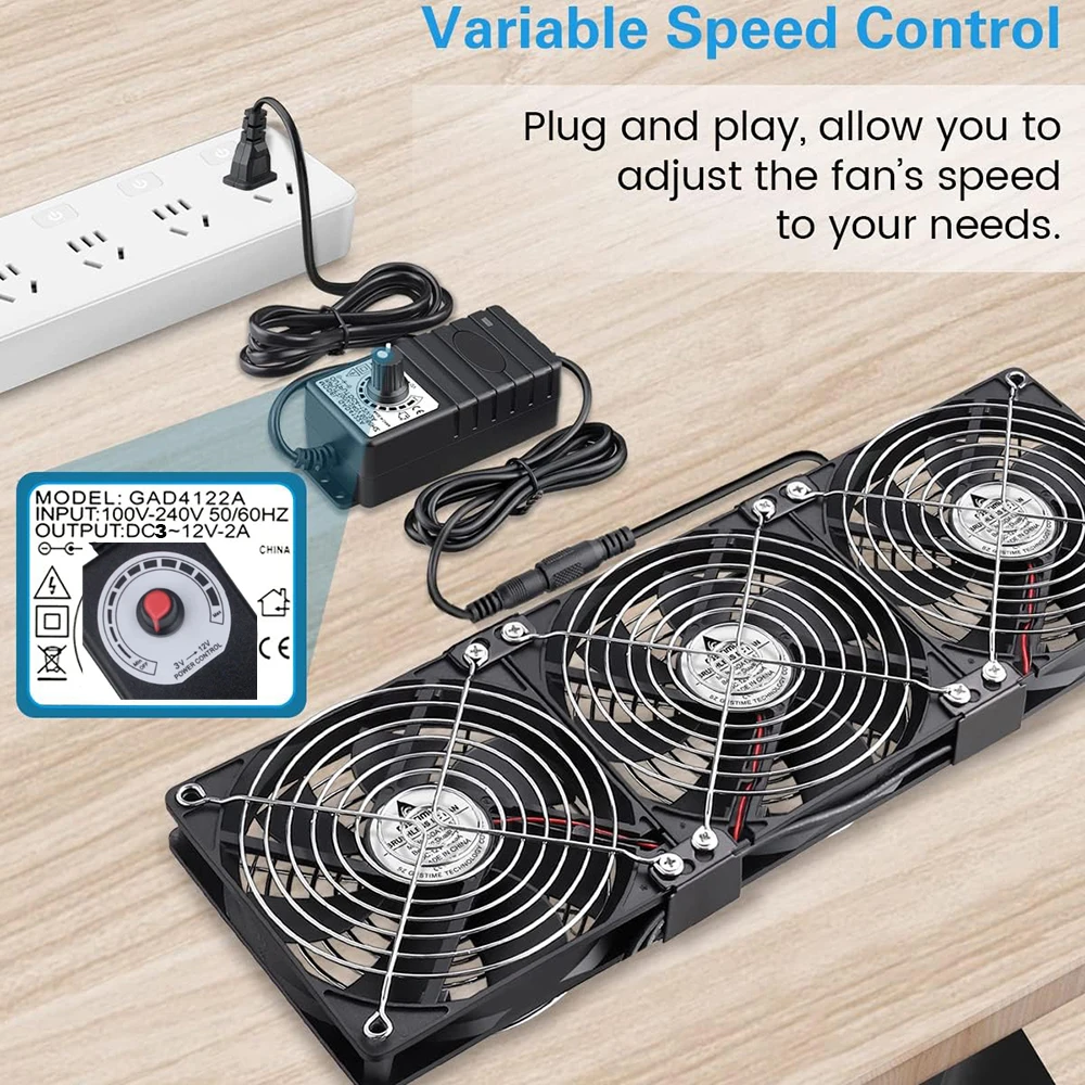 3000RPM-Fan-Cooling-with-Controller-120mm-12cm-12V-220V-Btc-Machine ...