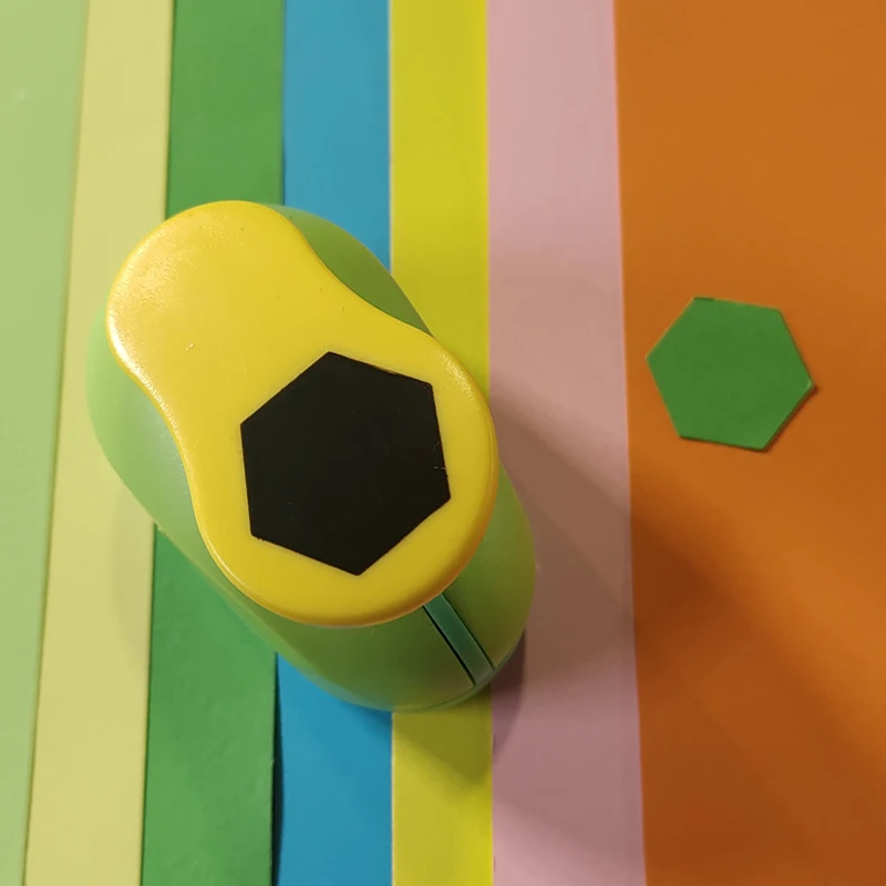 hexagon-shaped-save-power-paper-eva-craft-punch-Scrapbook-Handmade ...
