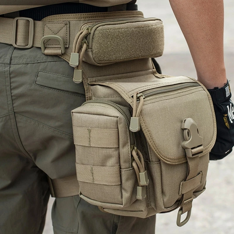 Military Waist Leg Bag Pack | Leg Bags Military Tactical | Tactical Leg ...