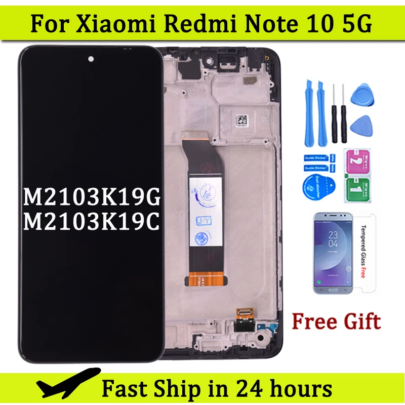 Ensemble écran tactile LCD, 6.5 original, pour Xiaomi Redmi Note 10 5G, M2103K19G, pour Xiaomi ...