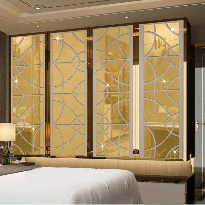 3D-Mirror-Wall-Sticker-DIY-Geometry-Combination-Wall-Sticker-Acrylic ...