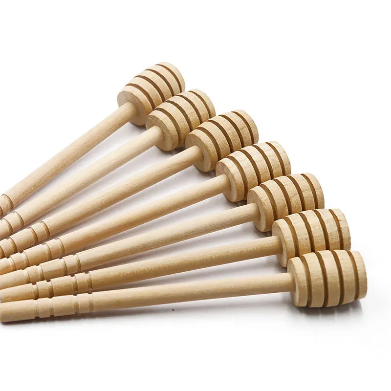 Handle Wood Honey Spoon Dipper | Wood Honey Spoon Mixing Stick | Spoons ...