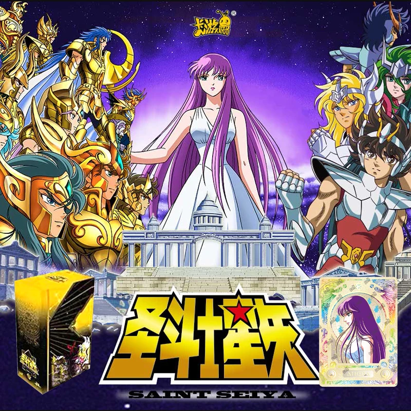 The-New-Kayou-Genuine-Gold-Saint-Seiya-Limited-Athena-Card-Anime-Rare ...