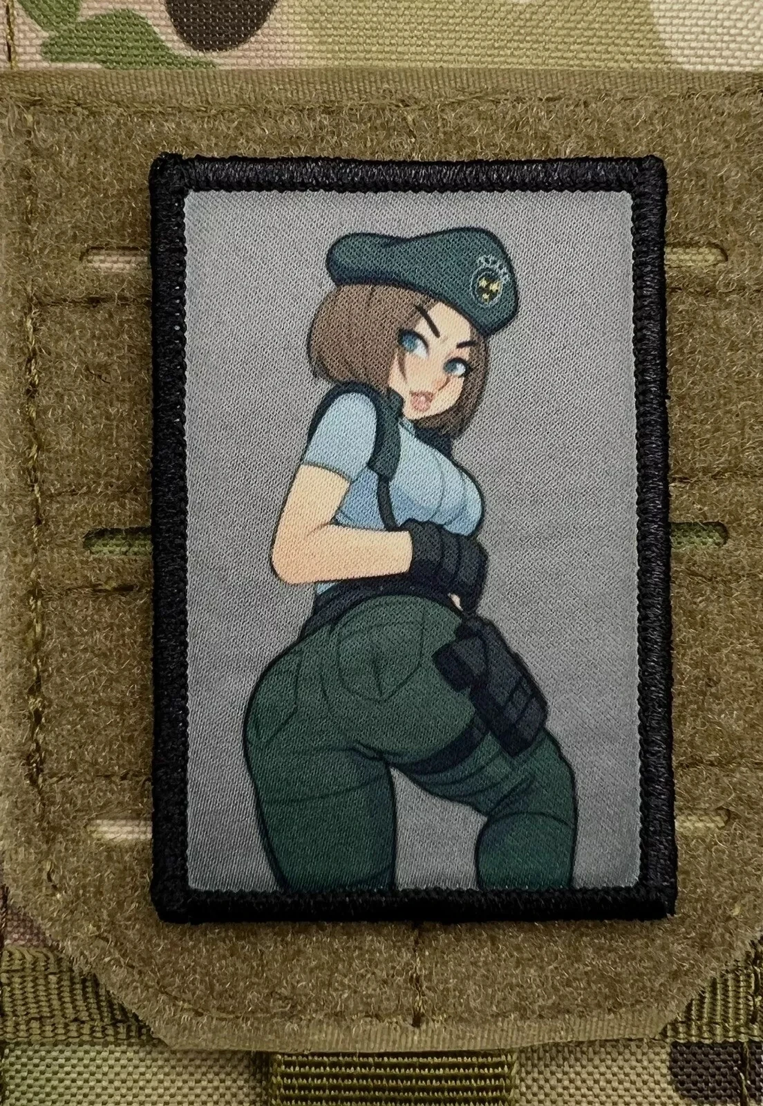 Warfare-Dat-Booty-Jill-Valentine-Morale-Badge-Patches-Tactical-Armband-Military-Army-Hook-and ...