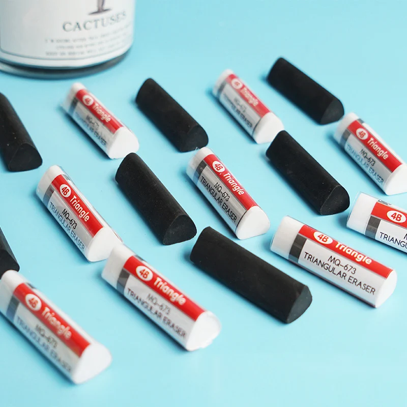 1Pcs-New-4B-Triangle-Shape-Rubber-Eraser-Student-Learning-Stationery ...