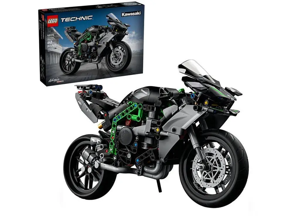 LEGO Technic Motocicleta Kawasaki Ninja H2R - AliExpress 26