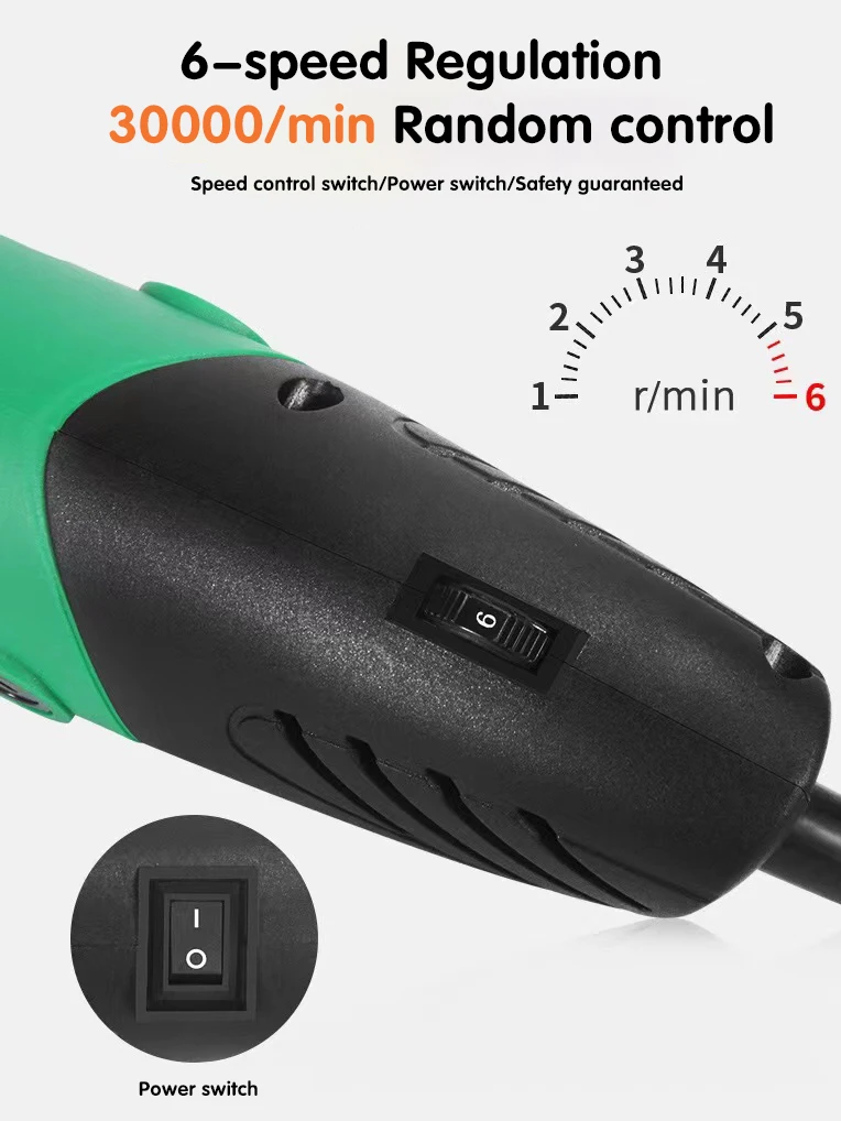 Электрический гравер FOCSE 480 Вт 6 режимов | AliExpress