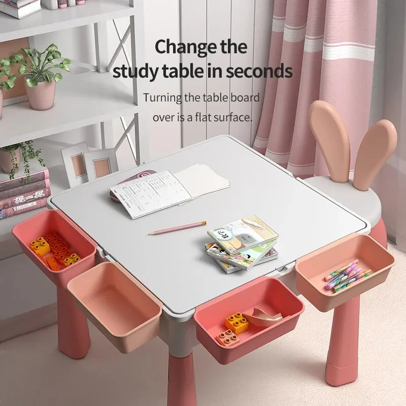 Double-Sided Kids Activity with Storage – Play N Learn Shop