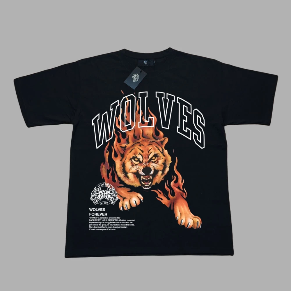 Camiseta-con-estampado-de-WOLVES-SHE-Tiger-para-hombre-y-mujer-240g-100 ...