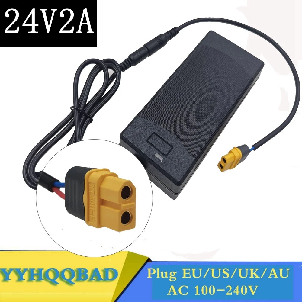 24V 2A lead-acid battery Charger with XT60 Connector - AliExpress 44