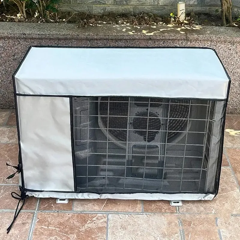 Silver Air Conditioner Cover Multisize Dustproof Air Conditioner ...