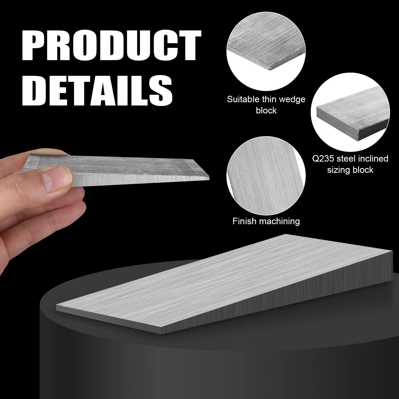 2-PCS-Flange-Wedge-4-X-2-Inch-Beveled-Washers-Right-Angle-Wedges-Steel ...