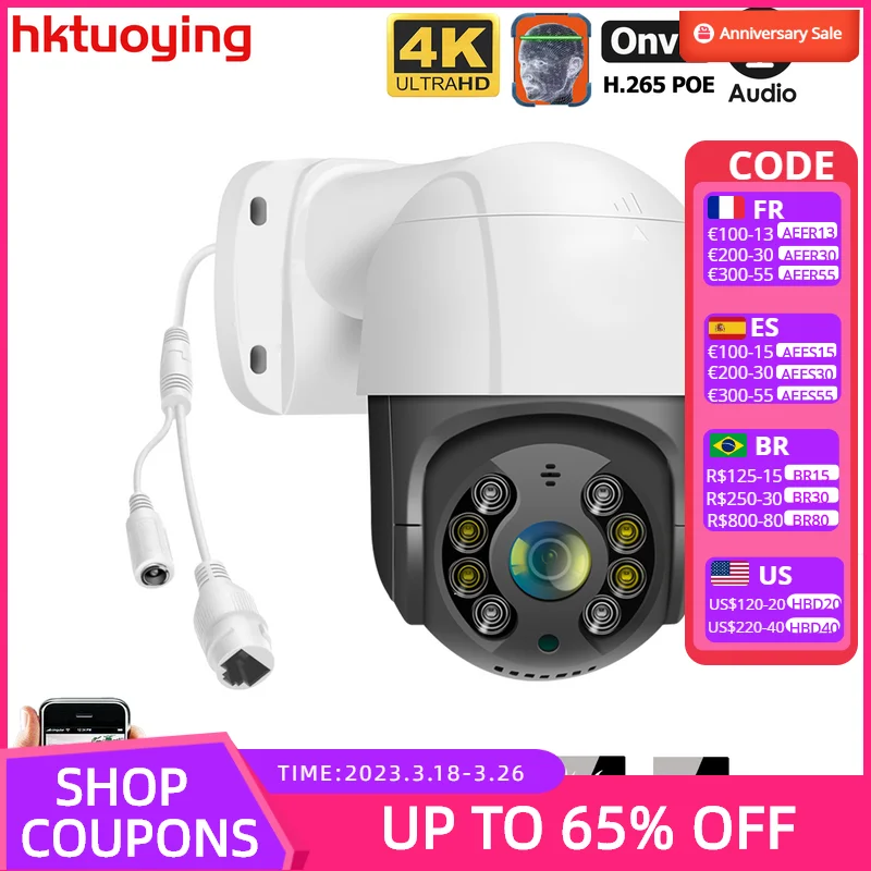 Poe 4k 8mp Security Camera System | 4k Video Surveillance Zoom Poe 4k ...