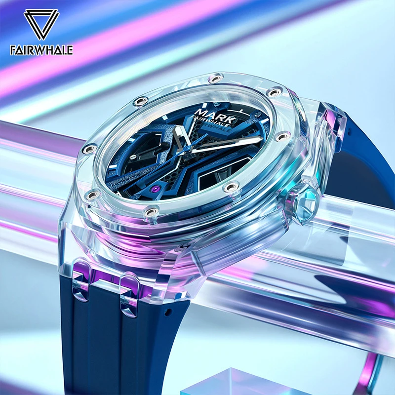 Mark-Fairwhale-relojes-transl-cidos-para-hombre-reloj-mec-nico-de-gama ...