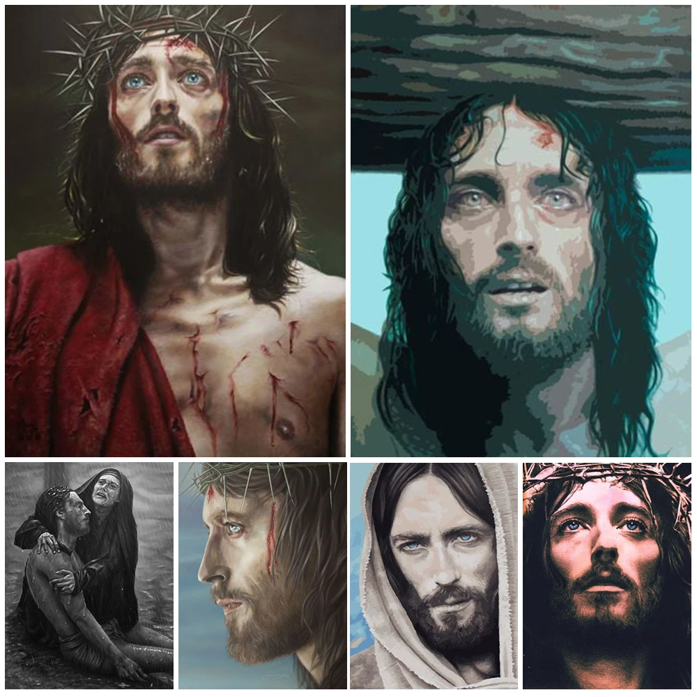 Religion-Jesus-Christ-Virgin-Mary-Nordic-Poster-Wall-Art-Canvas ...