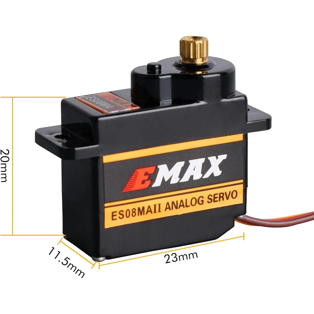 Emax-EMX-SV-0275-ES08MA-II-12g-Analog-Metal-Gear-Servo-For-Axial-Scx24 ...