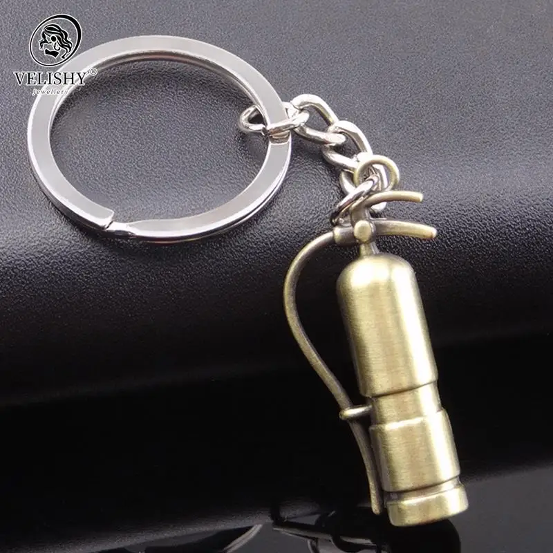 New-Fashion-Keychain-Fire-Extinguisher-Fireman-Pendants-DIY-Men-Jewelry ...