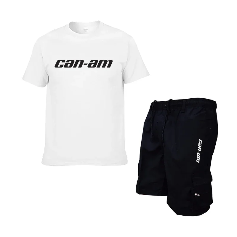 Fashion-Men-Can-am-Printed-Short-Tracksuit-Casual-Short-Sleeve-T-Shirts ...