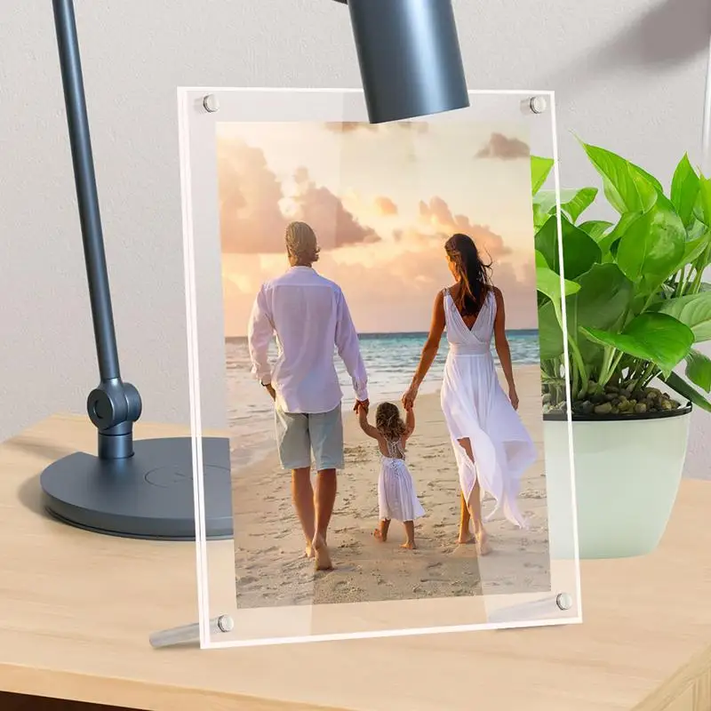 Transparent-Photo-Frame-Acrylic-Picture-Frame-Clear-Photocard-Holder ...