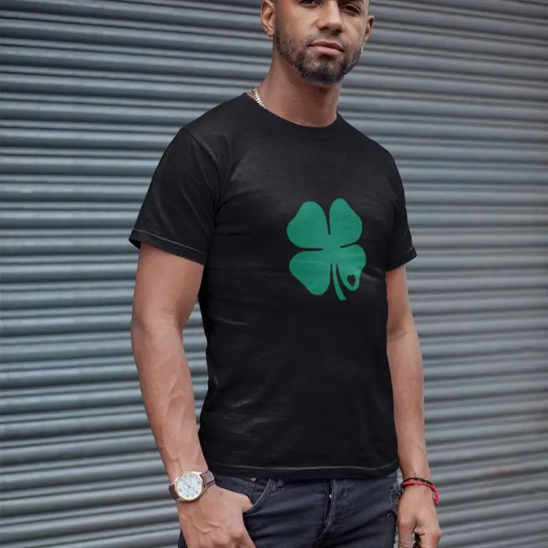 Green Clover 2 T Shirt Saint Patricks Day Irish Shamrock Lucky Guy Four ...