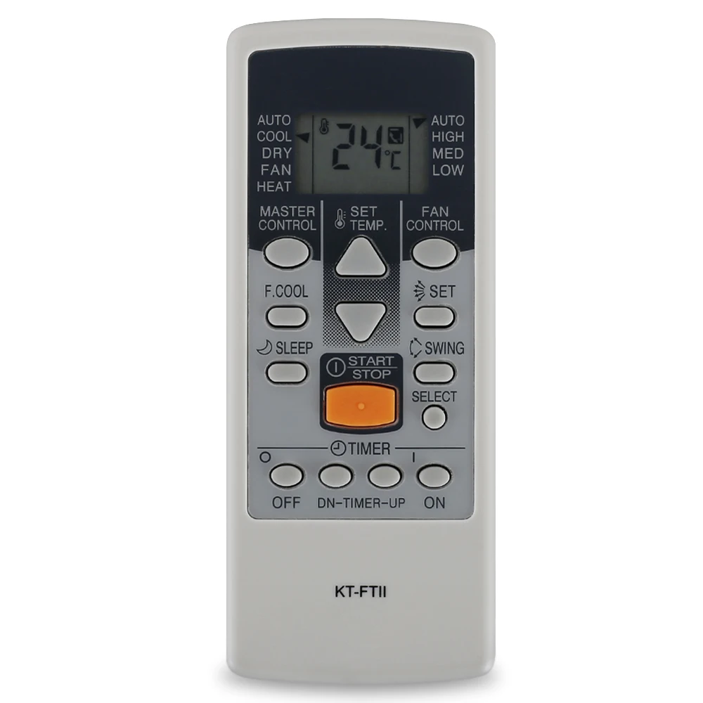 Air Conditioning Remote Control For Fujitsu Kt-ftii A/c Conditioner ...
