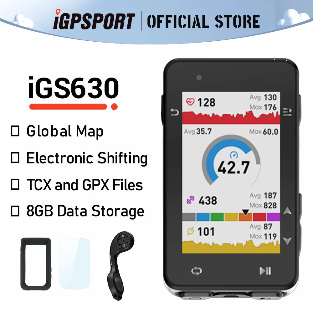 iGPSPORT-iGS630-Bike-Computer-Global-Offline-Map-GPS-Cycling-Wireless-Speedometer-Support ...