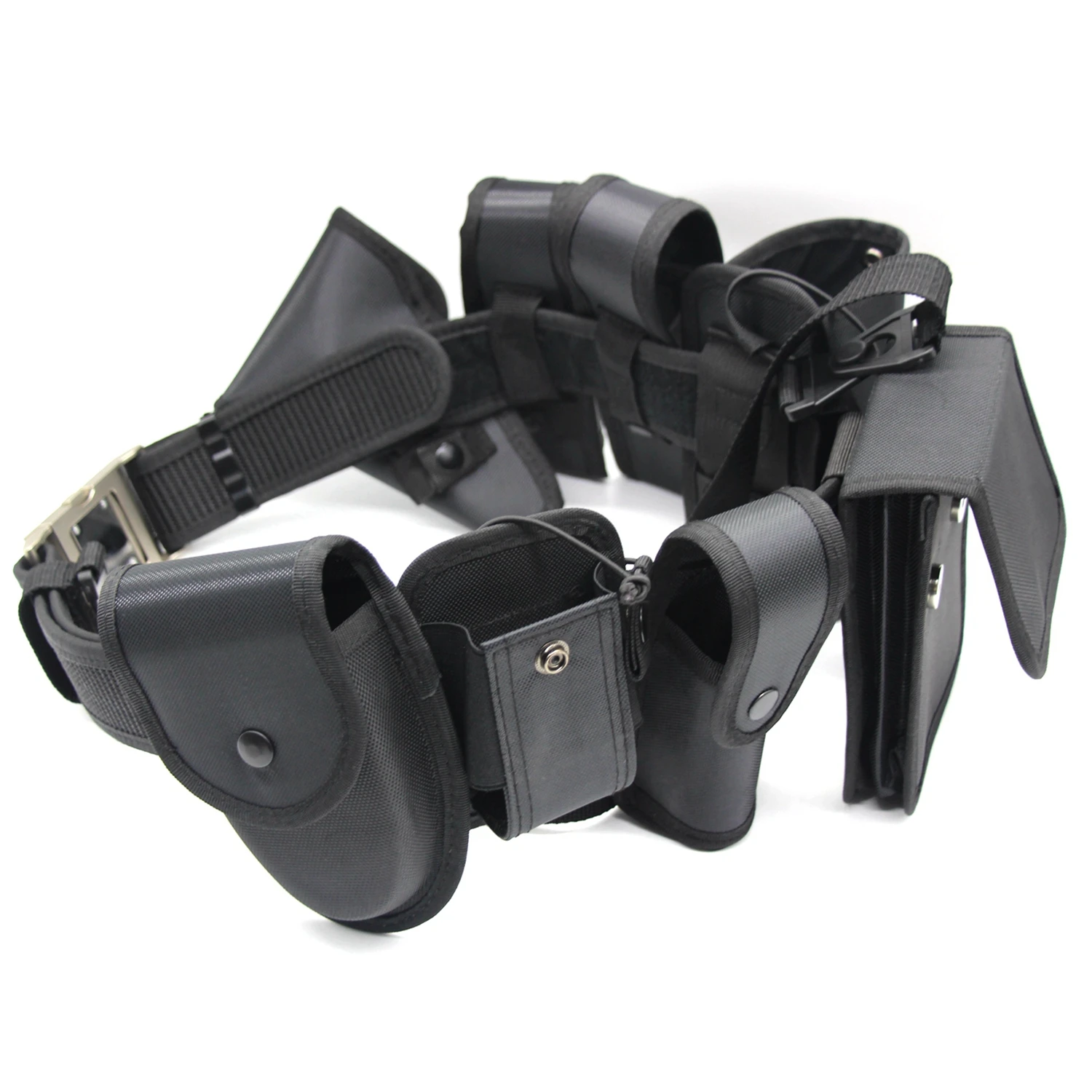 Tactical-Police-Duty-Belt-Baton-Spray-Pouch-Gun-Holster-Flashlight ...