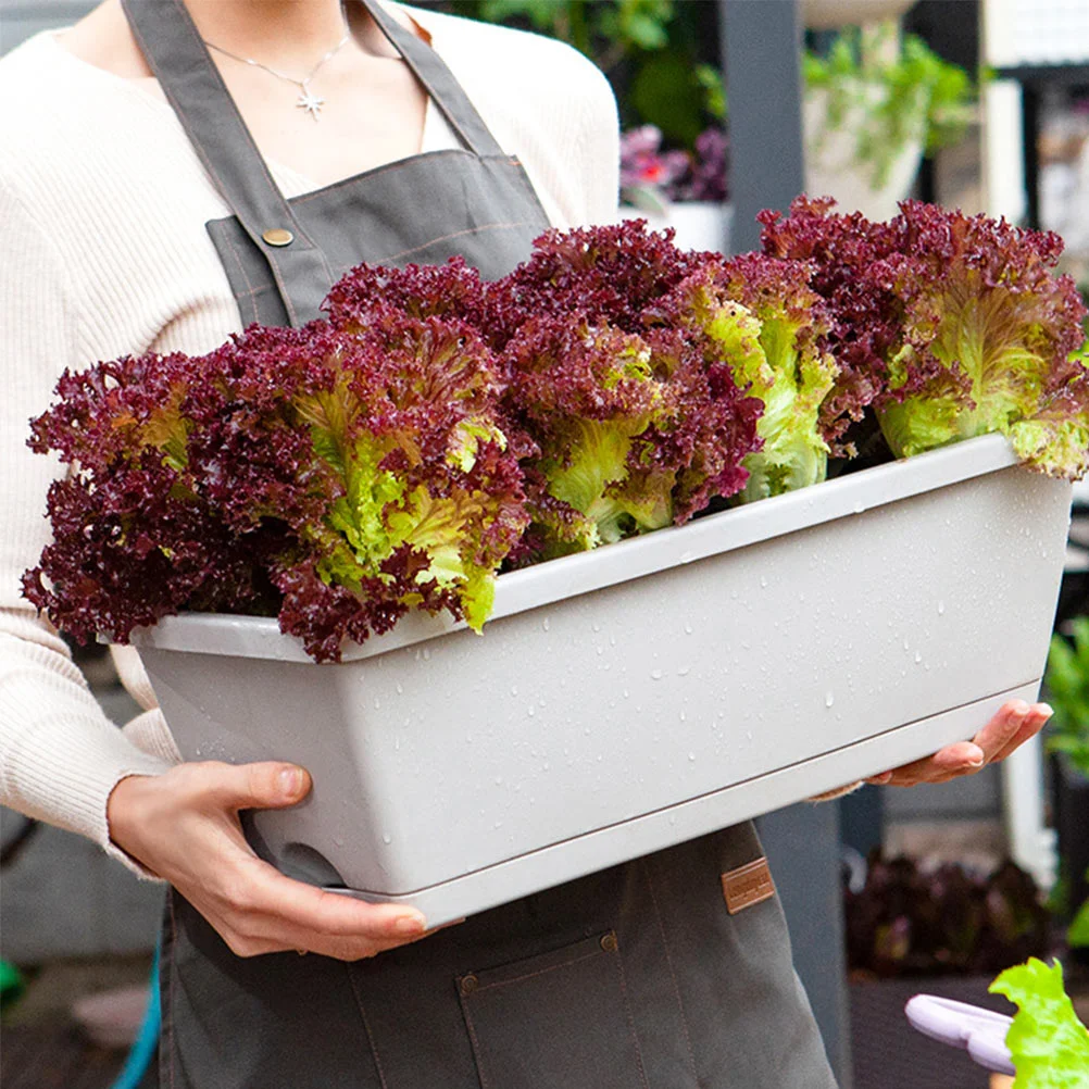 Rectangular-Planters-Outdoor-Plastic-Vegetable-Pot-Indoor-Pots ...