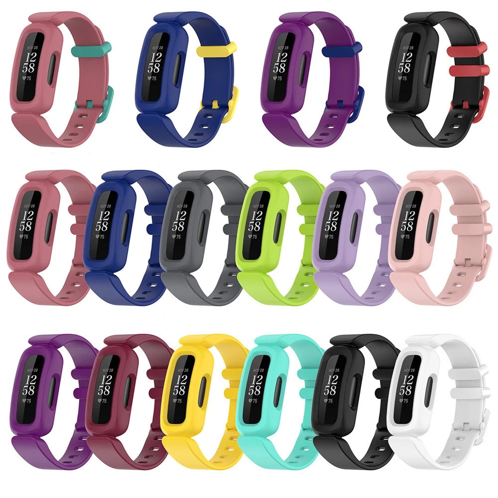 Bands-for-Fitbit-Ace-3-Kids-Silicone-Waterproof-Bracelet-Accessories ...