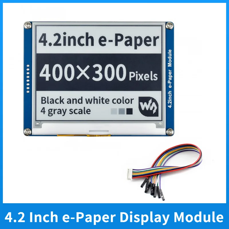 Modulo-Display-E-Ink-da-4-2-pollici-risoluzione-400x300-interfaccia-SPI-modulo-carta-per ...